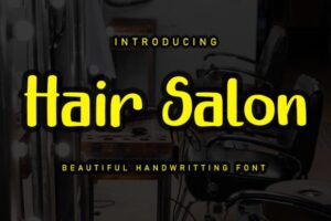 Hair Salon Font Digital Font Download