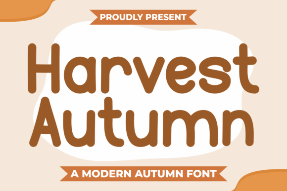 Harvest Autumn Font Digital Font Download