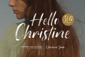 Hello Christine Font Digital Font Download