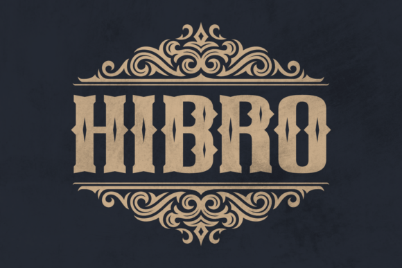 Hibro Font Digital Font Download