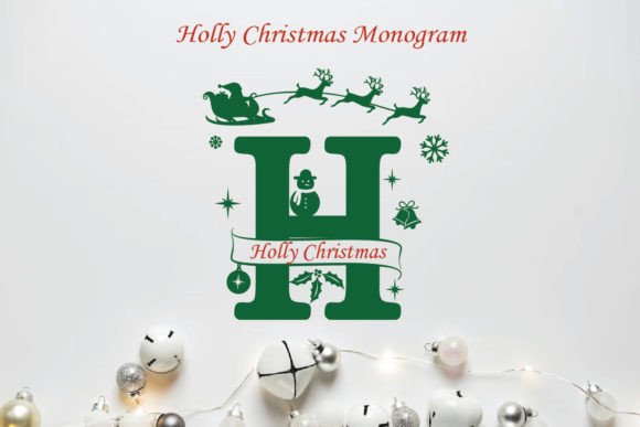 Holly Christmas Font Digital Font Download