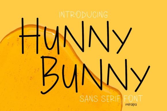Hunny Bunny Font Digital Font Download