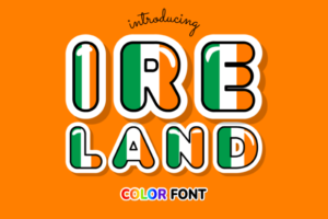 Ireland Font Digital Font Download