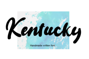 Kentucky Font Digital Font Download