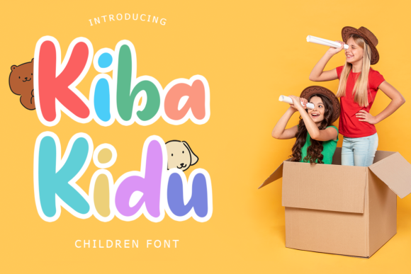 Kiba-Kidu Font Digital Font Download