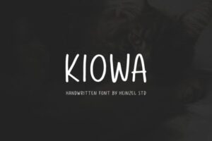 Kiowa Font Digital Font Download