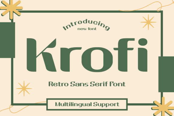 Krofi Font Digital Font Download