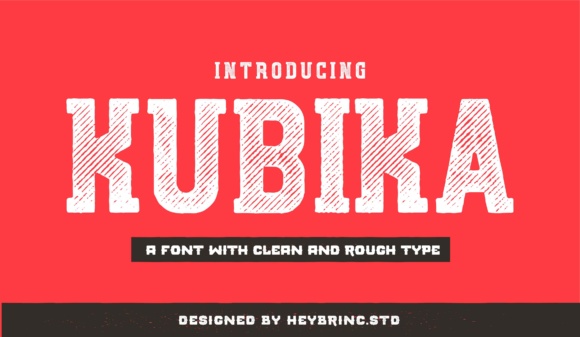 Kubika Font Digital Font Download
