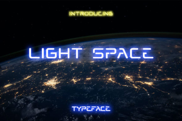 LIGHT SPACE Font Digital Font Download