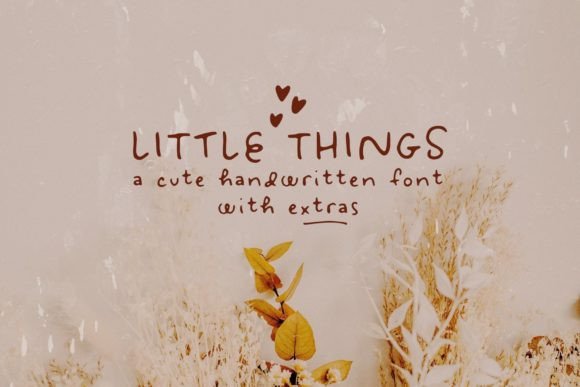 Little Things Font Digital Font Download