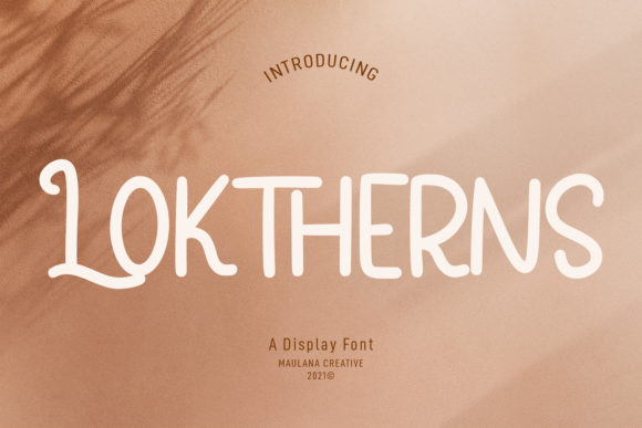 Loktherns Font Digital Font Download