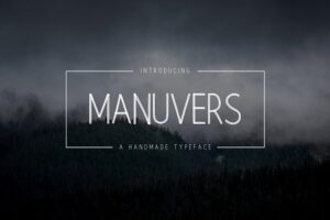 Manuvers Font Digital Font Download