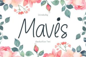 Mavis Font Digital Font Download