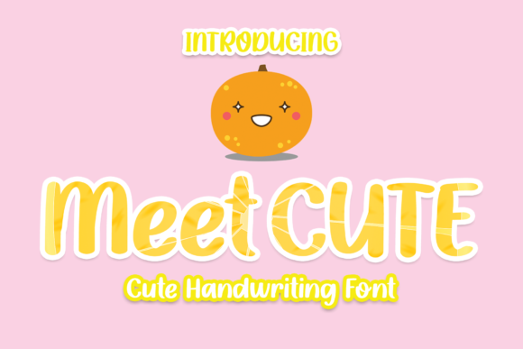 Meet Cute Font Digital Font Download