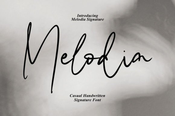 Melodia Font Digital Font Download