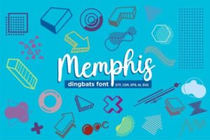 Memphis Font Digital Font Download