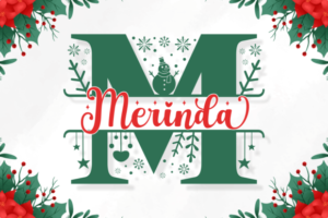 Merinda Font Digital Font Download