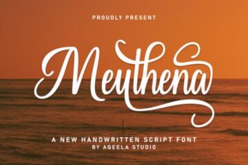 Meuthena Font Digital Font Download