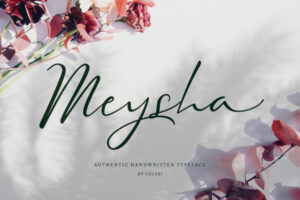 Meysha Font Digital Font Download