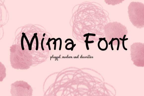 Mima Font Digital Font Download