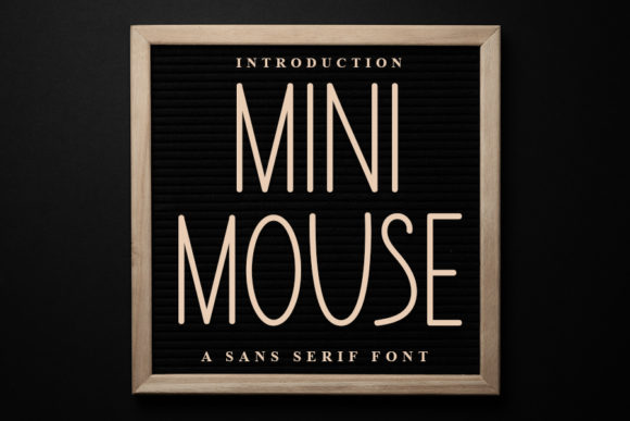 Mini Mouse Font Digital Font Download