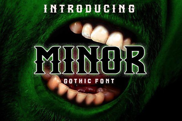 Minor Font Digital Font Download