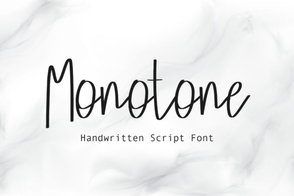 Monotone Font Digital Font Download