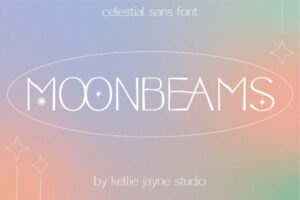 Moonbeams Font Digital Font Download