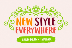 New Style Everywhere Font Digital Font Download