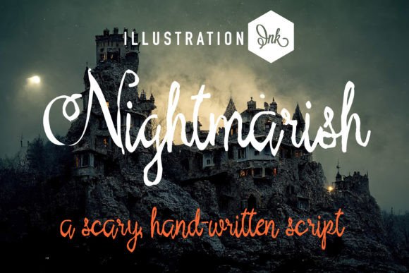 Nightmarish Font Digital Font Download