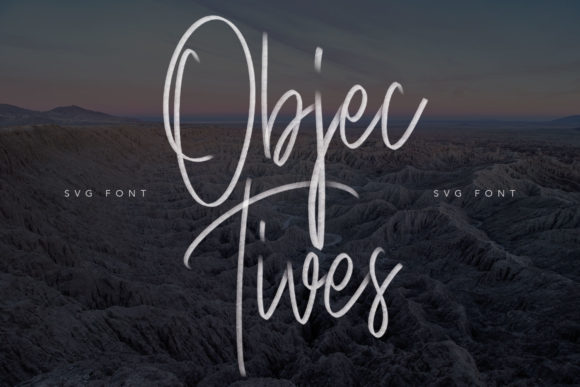 Objectives Font Digital Font Download