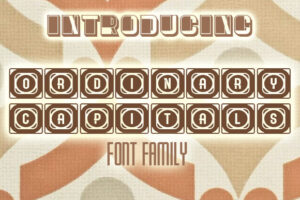 Ordinary Capitals Font Digital Font Download