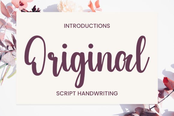 Original Font Digital Font Download