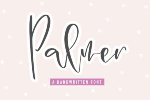 Palmer Font Digital Font Download
