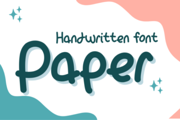 Paper Font Digital Font Download