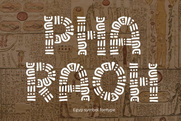 Pharaoh Font Digital Font Download