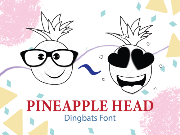 Pineapple Head Font Digital Font Download