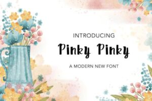 Pinky Pinky Font Digital Font Download
