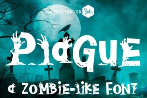 Plague Font Digital Font Download
