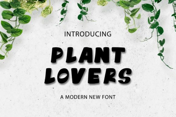 Plant Lovers Font Digital Font Download