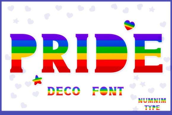 Pride Font Digital Font Download