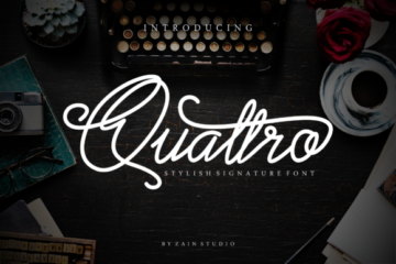 Quattro Font Digital Font Download