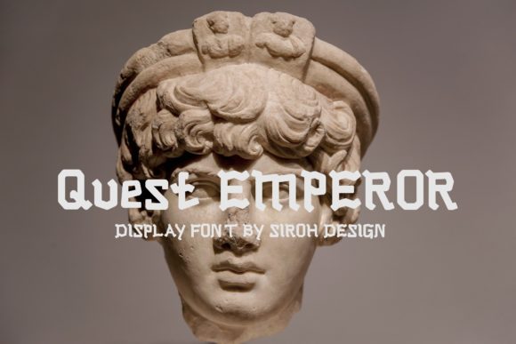 Quest Emperor Font Digital Font Download