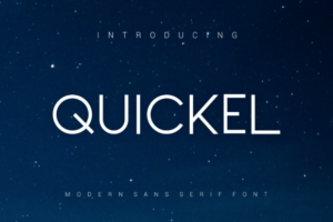 Quickel Font Digital Font Download