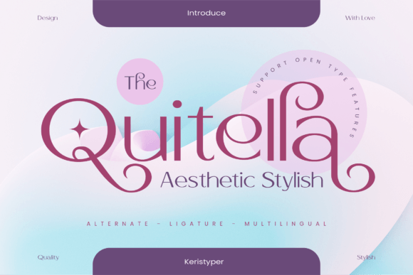 Quitella Font Digital Font Download