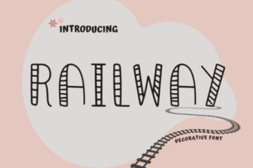 Railway Font Digital Font Download