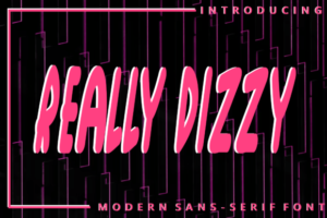 Really Dizzy Font Digital Font Download
