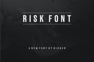 Risk Font Digital Font Download