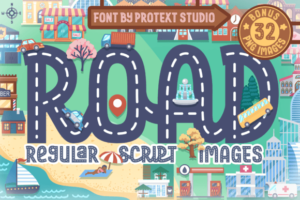 Road Font Digital Font Download