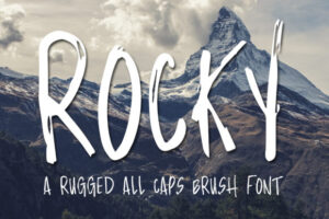 Rocky Font Digital Font Download